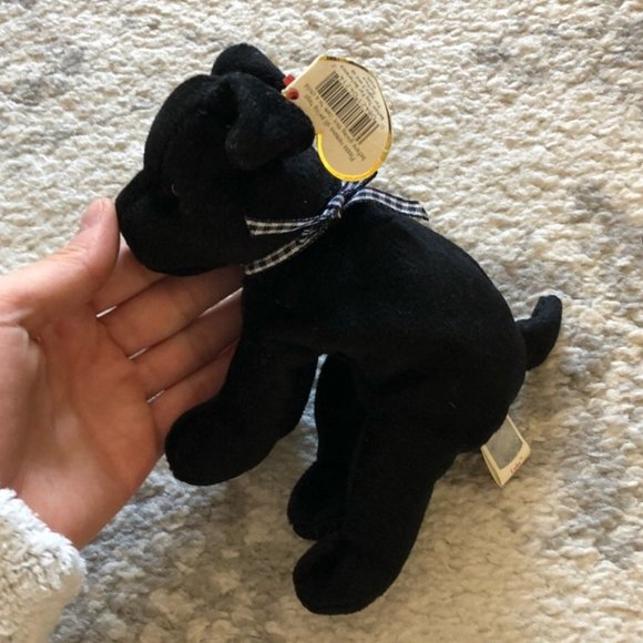 Beanie Babies | Accessories | Ty Beanie Baby Luke The Black Lab | Poshmark